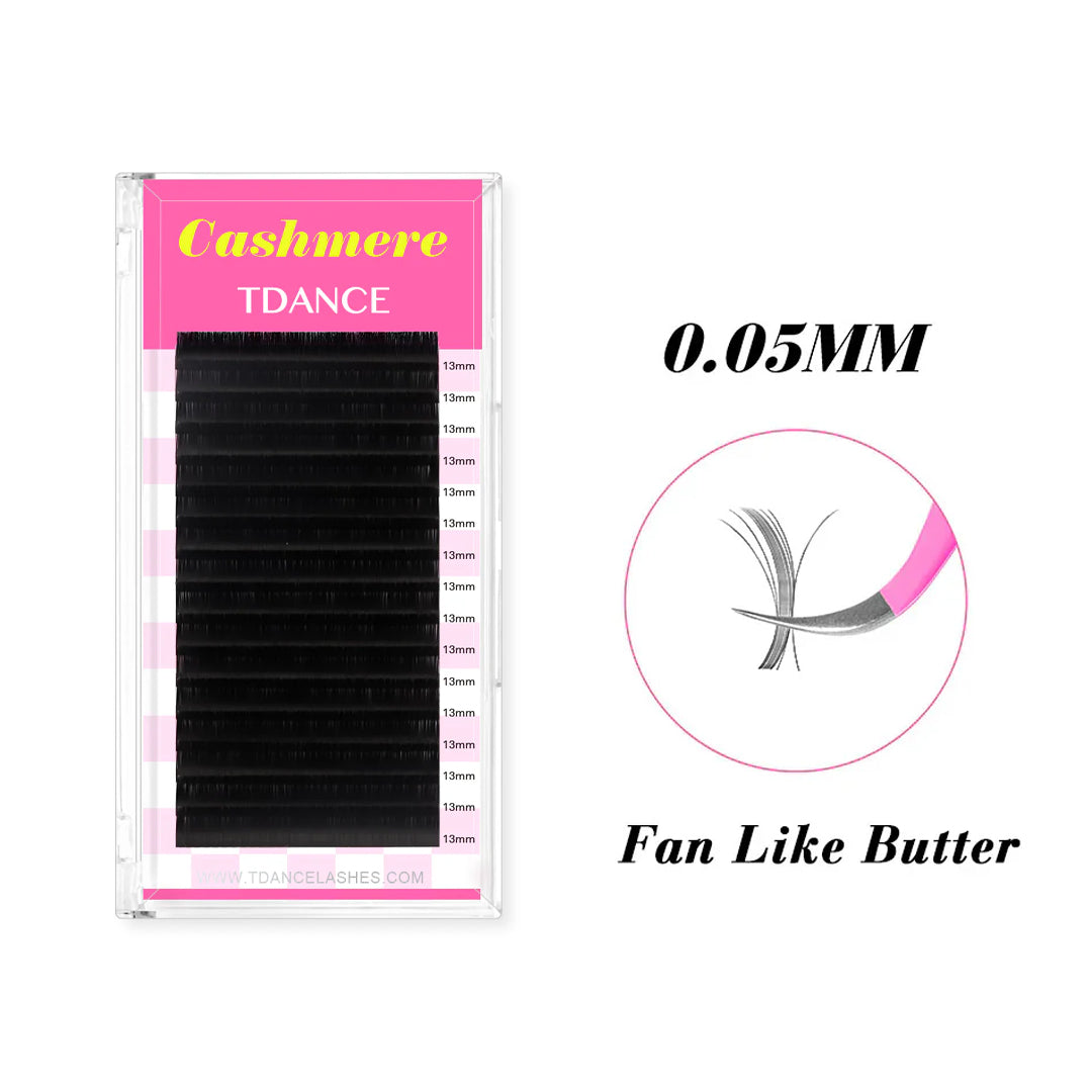 Wholesale 16 Rows 0.05MM TDANCE Cashmere Mega Volume Lashes